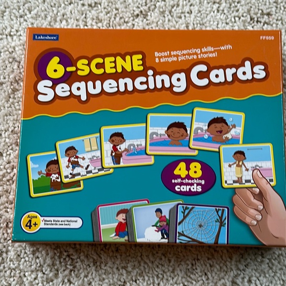 Lakeshore | Toys | Lakeshore 6scene Sequencing Cards Complete | Poshmark